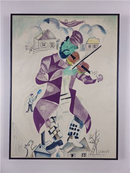 Marc Chagall | The Green Violinist | MutualArt