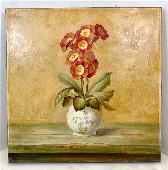 Fabrice de Villeneuve | Flower Vase | MutualArt