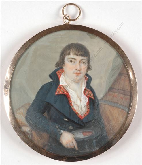 French School | Portrait of a student (1795 - 1800) | MutualArt