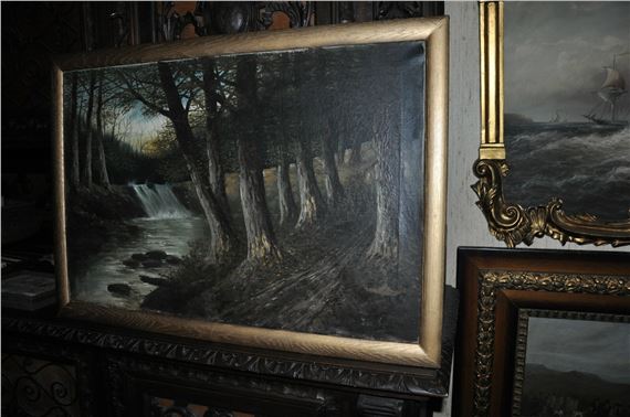 Joe King | Lovely Antique Americana, Forrest study | MutualArt
