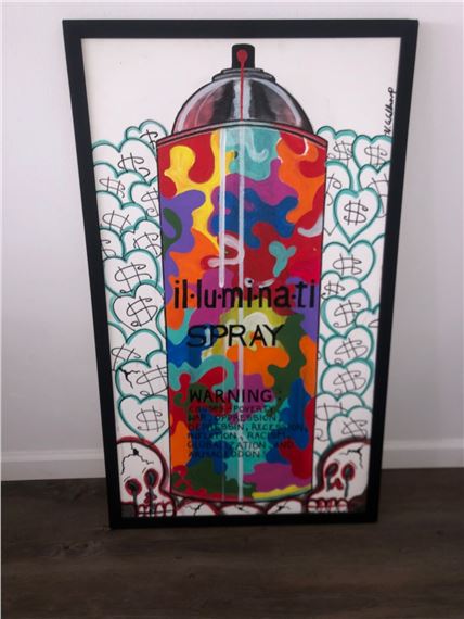 Hulbert Waldroup | Hulbert Waldroup Illuminati Painting (2010 - 2019 ...