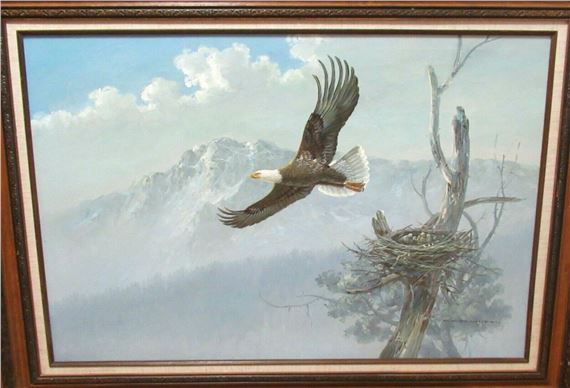 M.P. Elliott | EAGLE NEST IN A TREE (1990 - 1999) | MutualArt