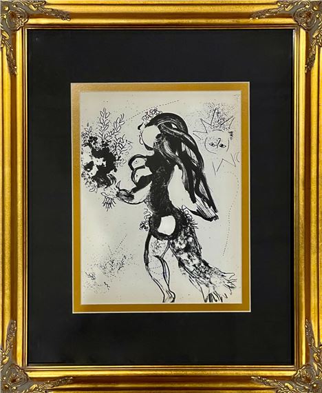 Marc Chagall | Original color lithograph on Velin Paper (1960) | MutualArt