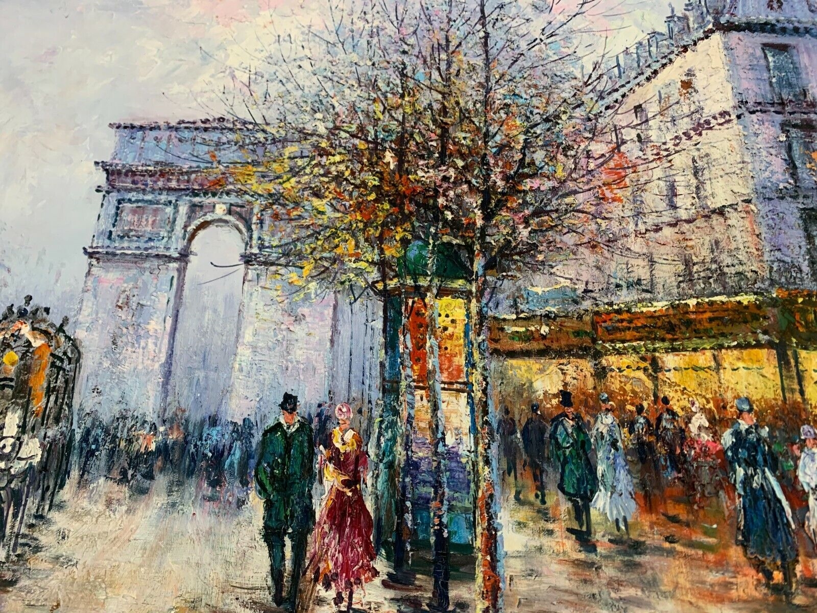 P. Sanchez | Original Oil Painting of Paris Cityscape (2021 - 2024 ...