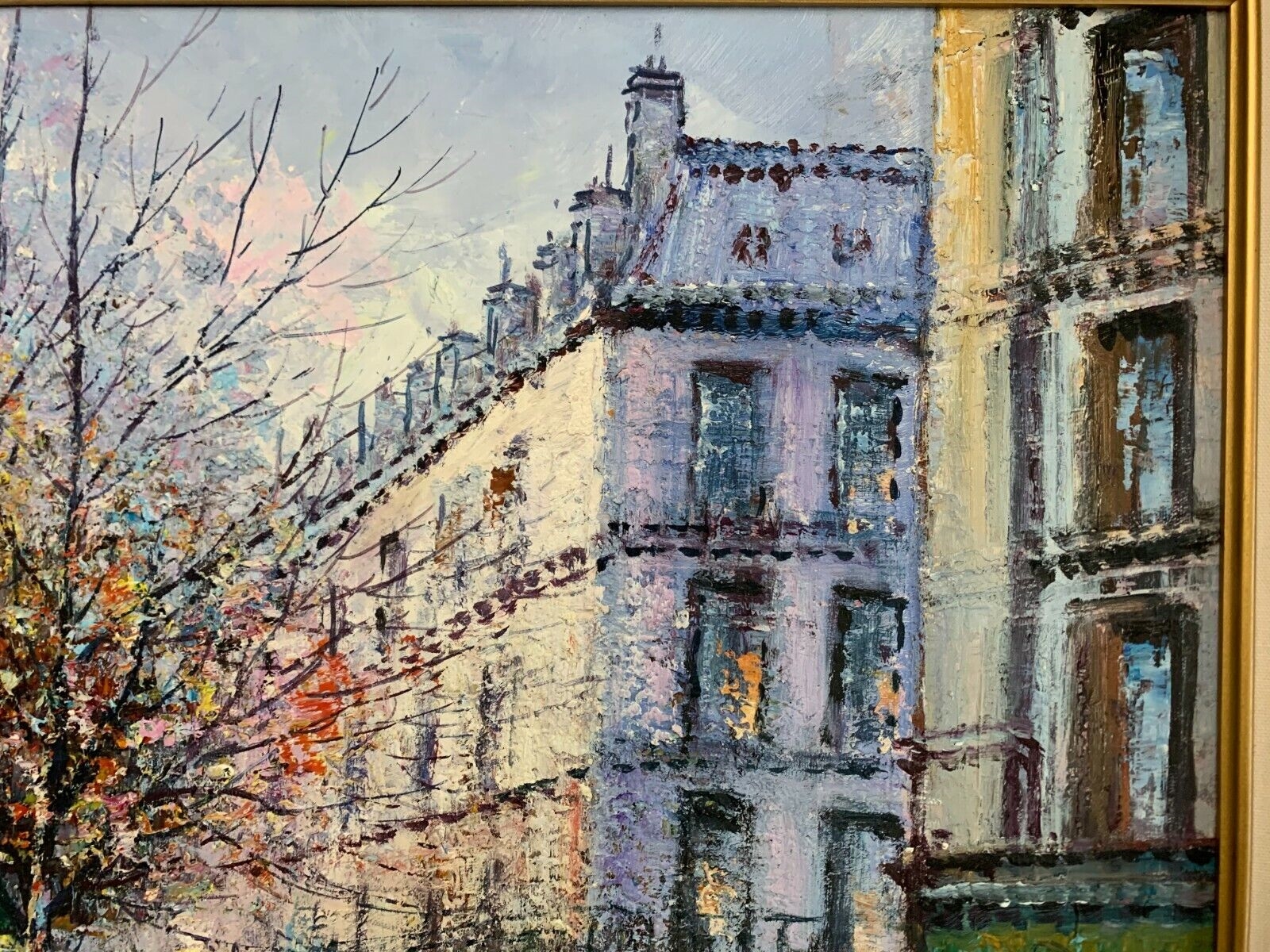 P. Sanchez | Original Oil Painting of Paris Cityscape (2021 - 2024 ...