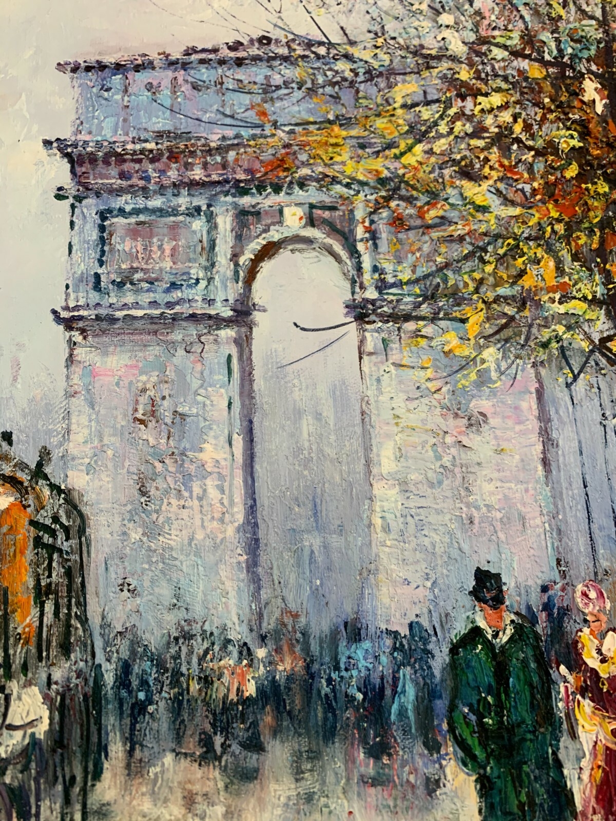 P. Sanchez | Original Oil Painting of Paris Cityscape (2021 - 2024 ...