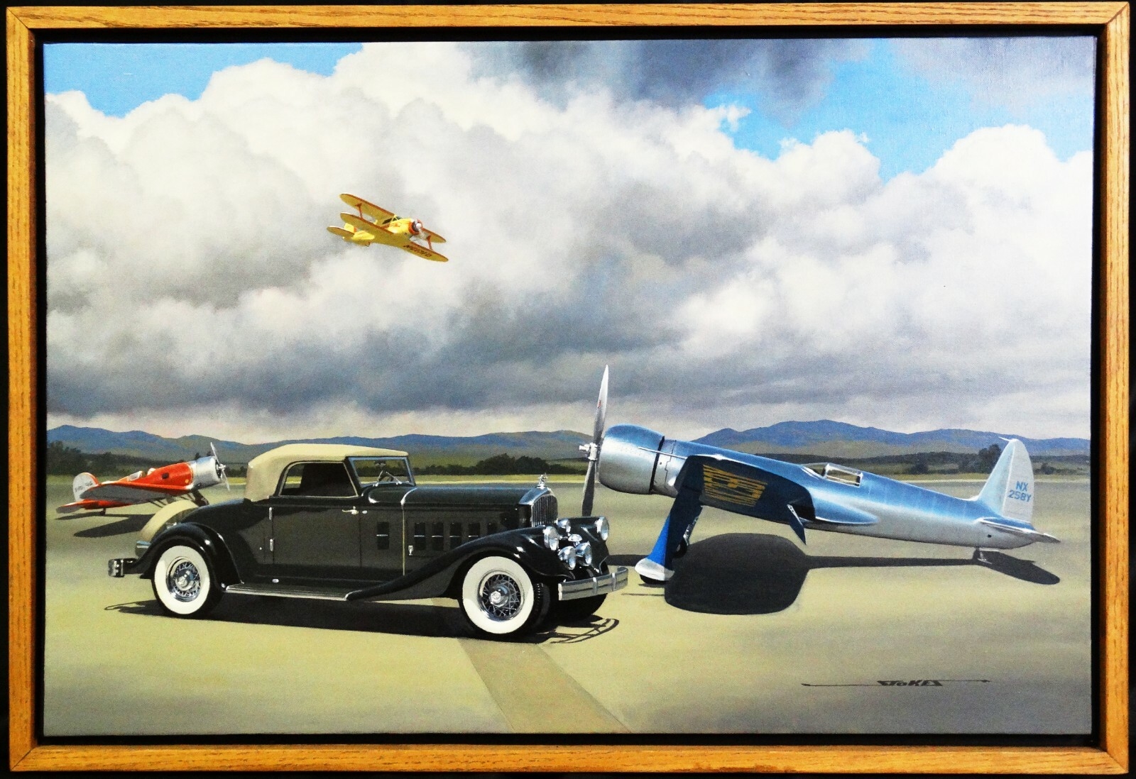 Stan Stokes | 1933 Pierce Arrow Motor Car Original Oil Painting (2000 ...