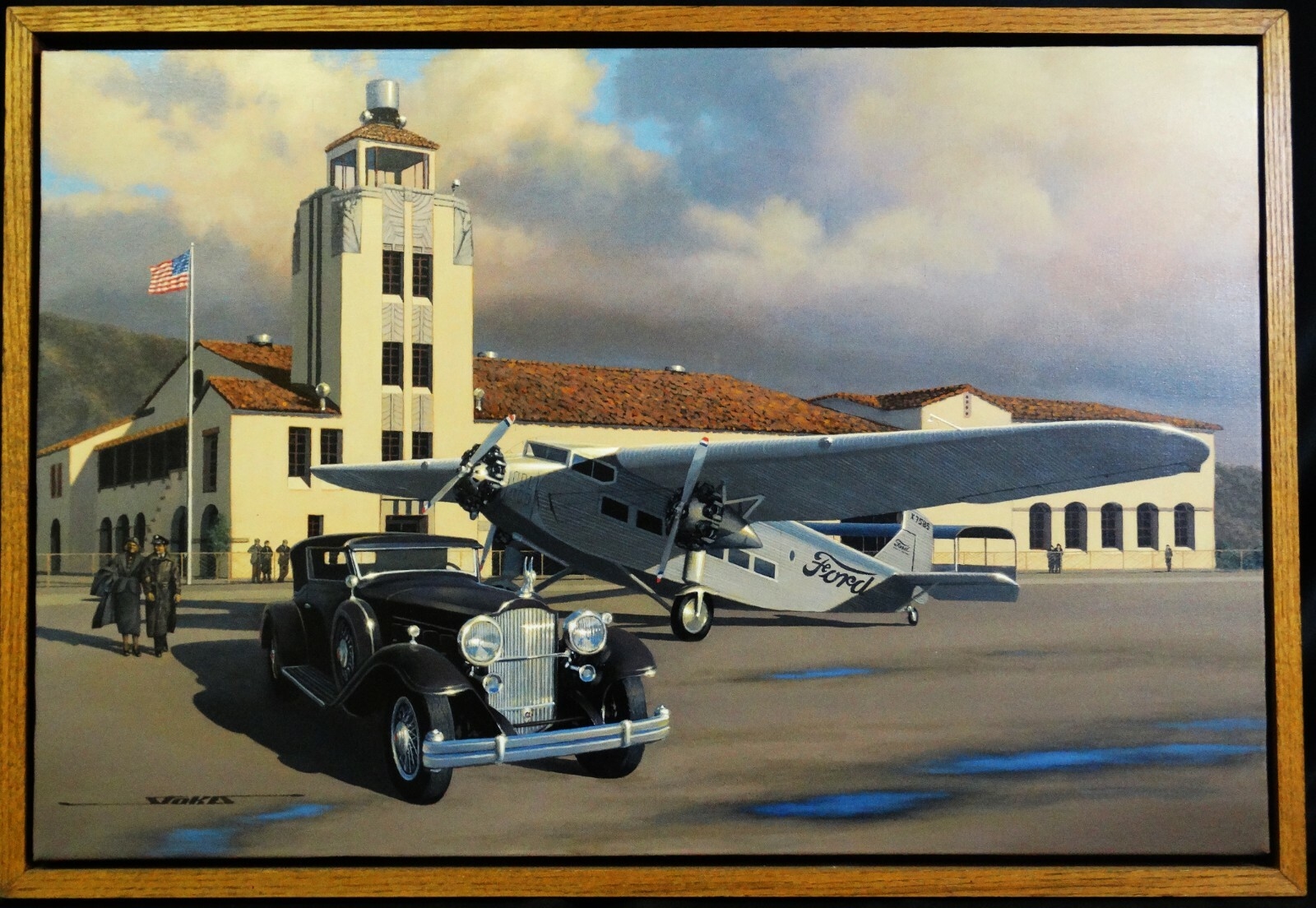 Stan Stokes | 1931 Packard with Tri-Motor Motor Car Original Oil ...