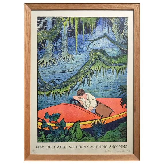 Glen Baxter | Cricket, Boat | MutualArt