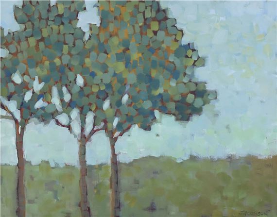 Laura Jacobson | Three Little Trees (2012) | MutualArt