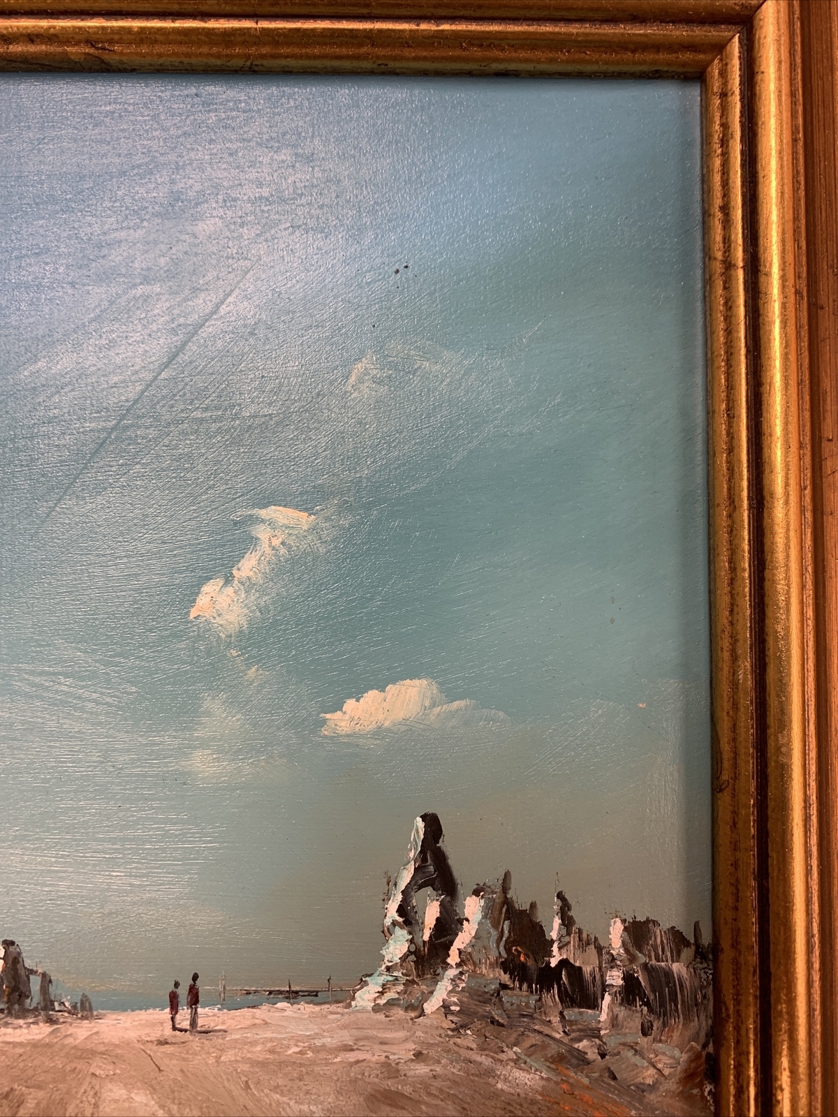 John Stancin | JOHN STANCIN OIL PAINTING ON CANVAS VINTAGE MID CENTURY ...