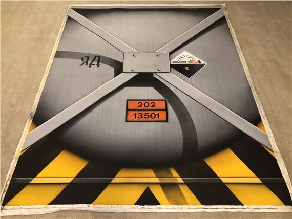 Peter Klasen | Grand Wagon Eiterne Gris (1984) | MutualArt