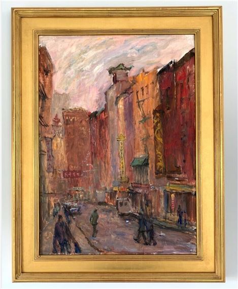 Anthony Springer | Stormy Sky Chinatown (1970 - 1989) | MutualArt