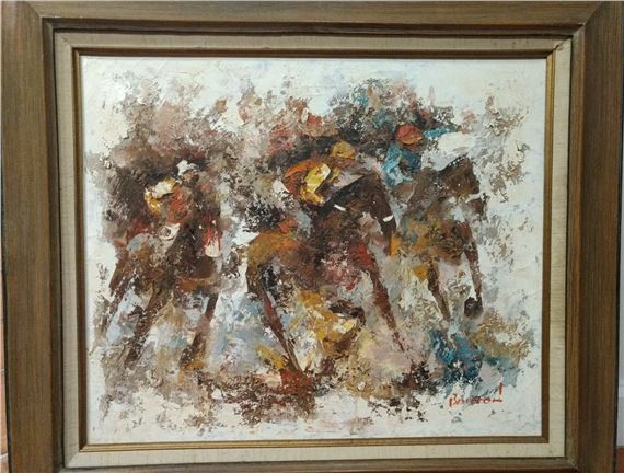 Edward Barton | Signed Barton Oil on Canvas (1970 - 1989) | MutualArt