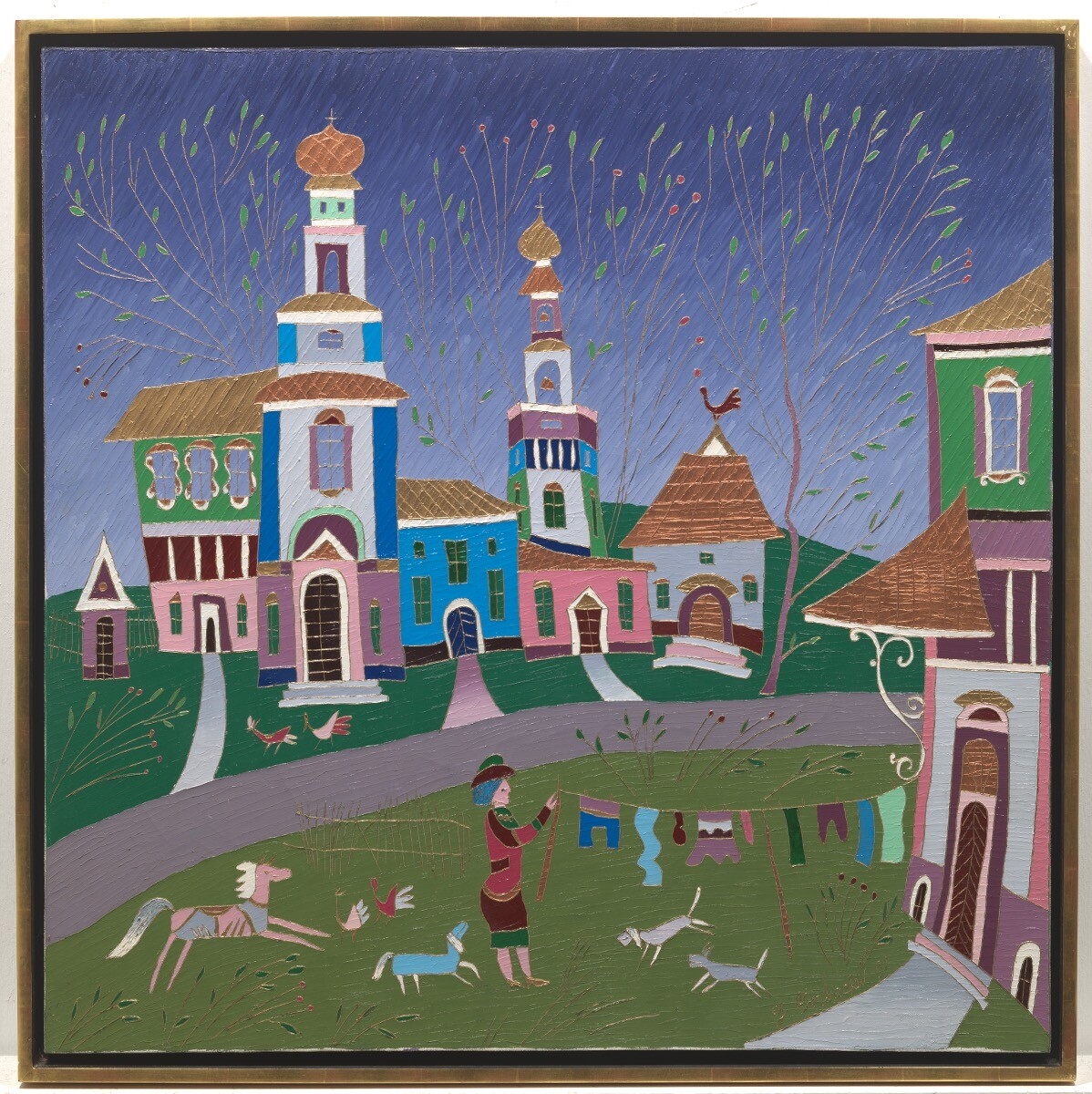 Yuri Gorbachev | Russian village 1991 (1991) | MutualArt