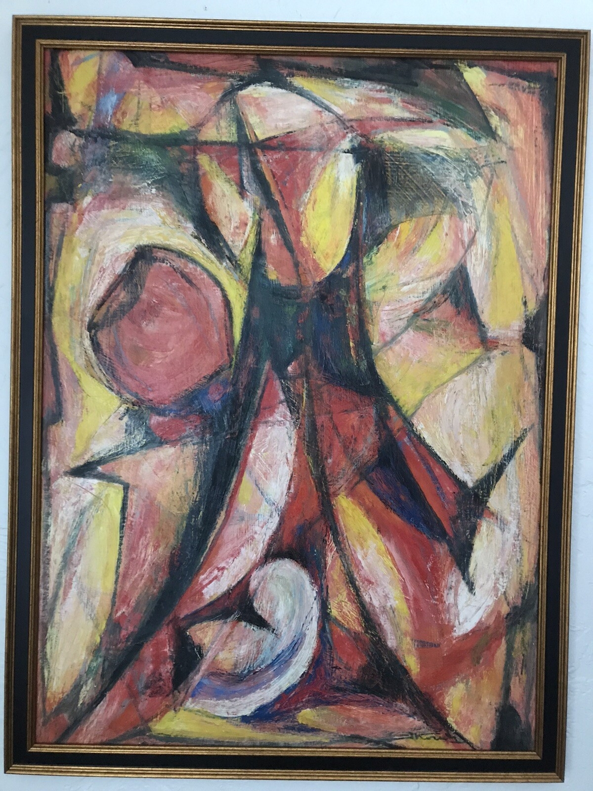 Emil Kosa, Jr. | MID CENTURY PAINTING ABSTRACT EXPRESSIONIST OIL ...