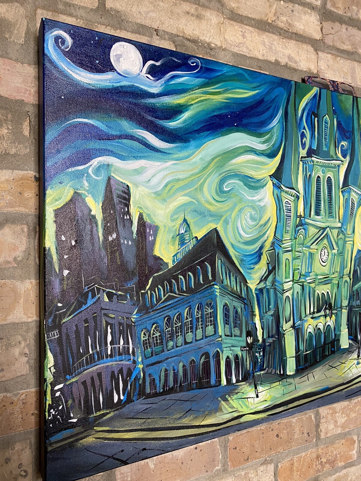 Brandon Delles | Large 3D Oil Painting (2016) | MutualArt