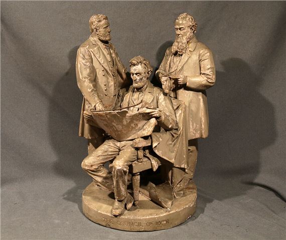 John Rogers | The Council of War (1873) | MutualArt