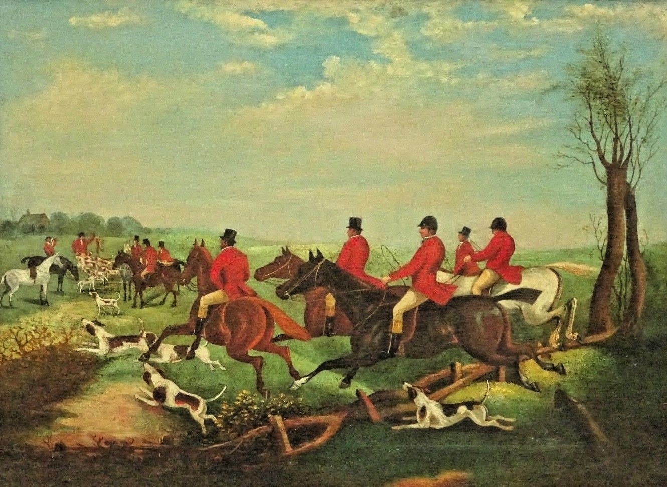 John Leech | Sporting Horse Hunt Scene (Circa 1840s) | MutualArt