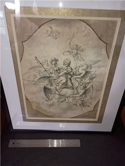 Josef Georg von Edlinger | Old Master Drawing - German Baroque ...
