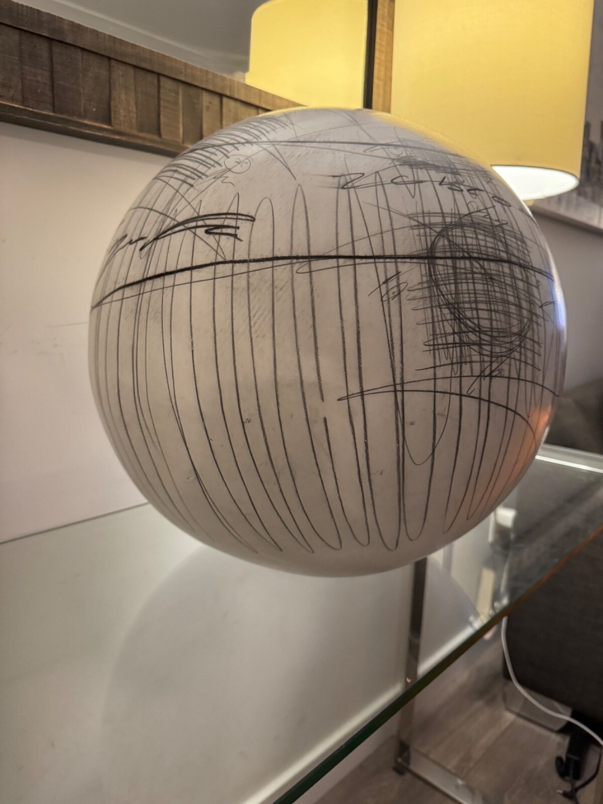Yuri Zatarain | Ceramic Equation Diagram Sphere | MutualArt