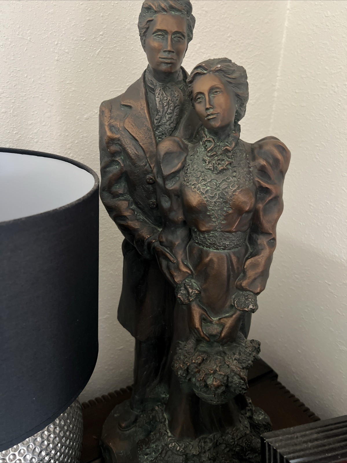 Alice Heath | Retired Bronzed Black Couple Metal (1995) | MutualArt