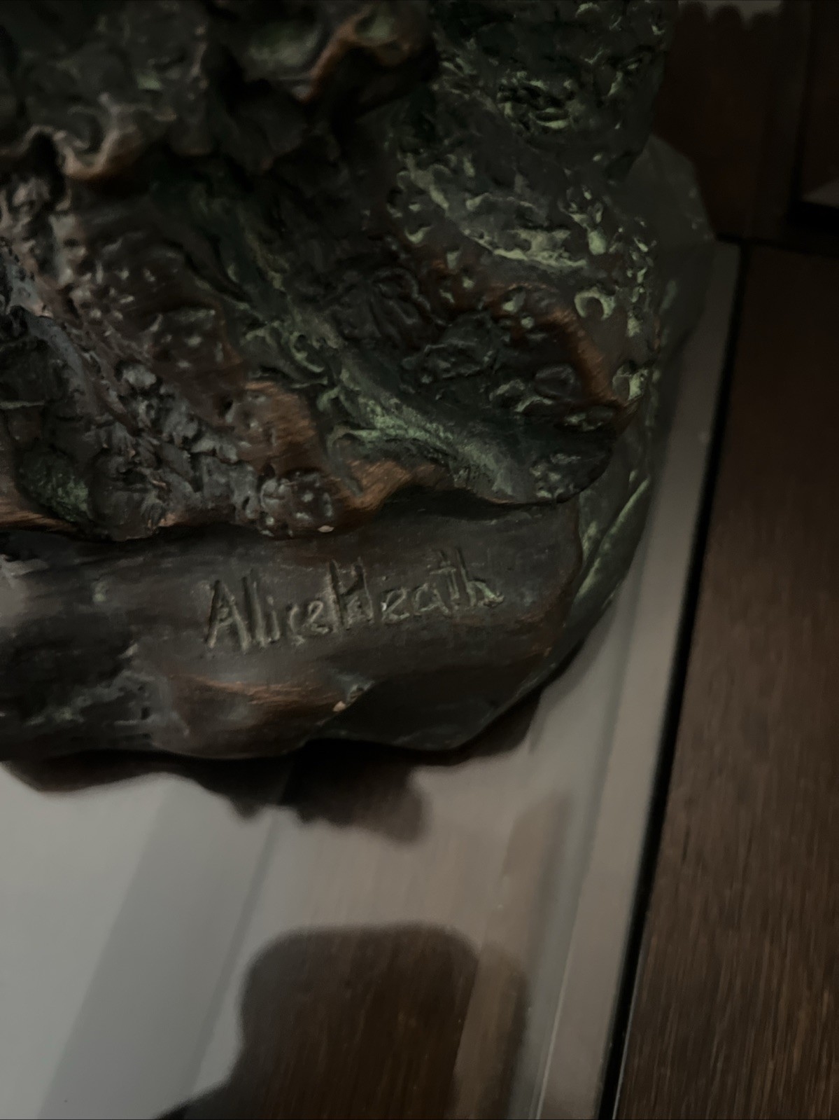 Alice Heath | Retired Bronzed Black Couple Metal (1995) | MutualArt