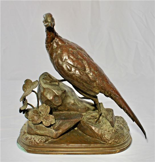 Jules Moigniez | Perdrix à l'écoute (Partridge listening) (Circa 1900 ...