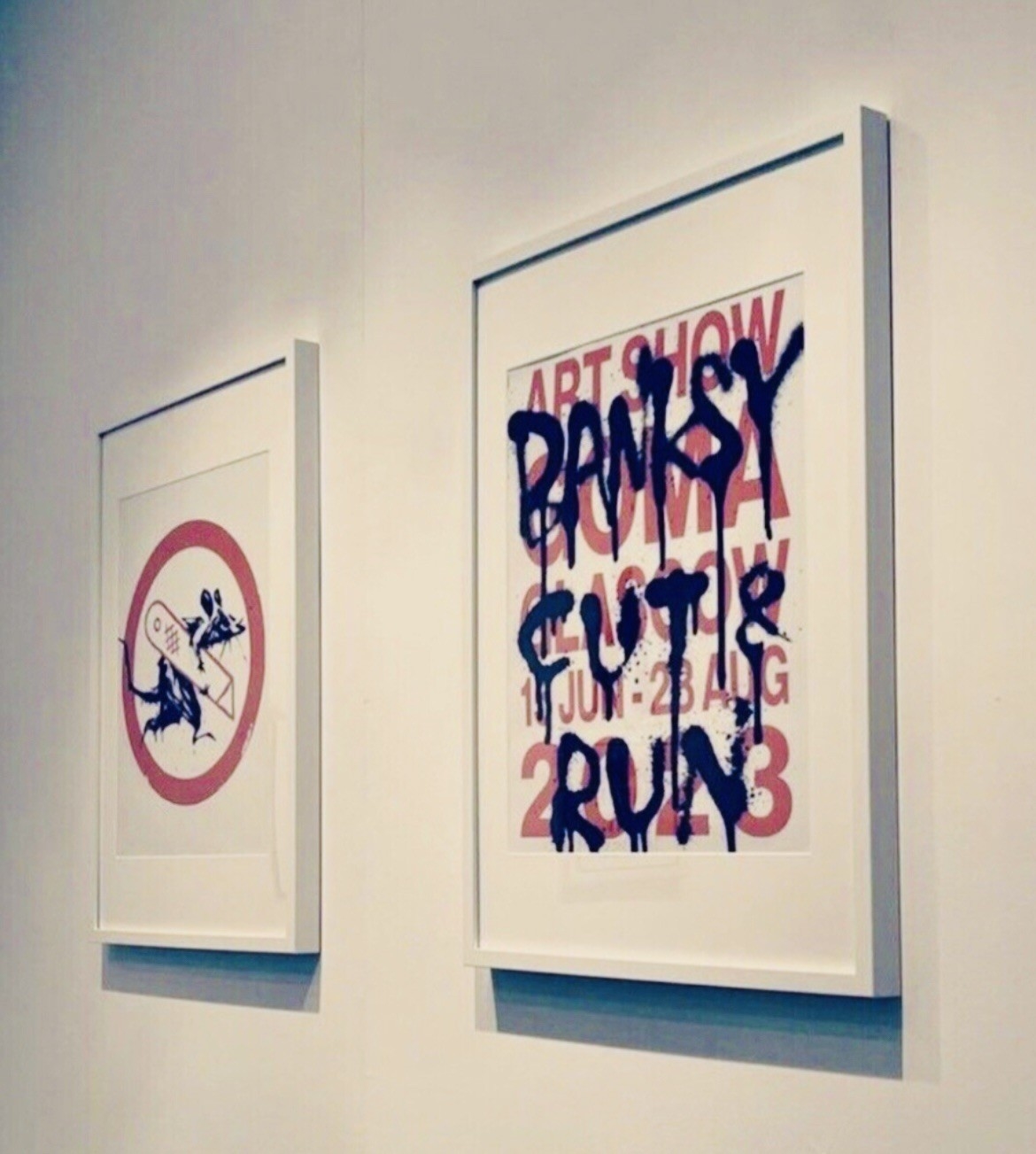 Banksy | BANKSY CUT AND RUN SET POSTERS UN SIGNED with receipt ...