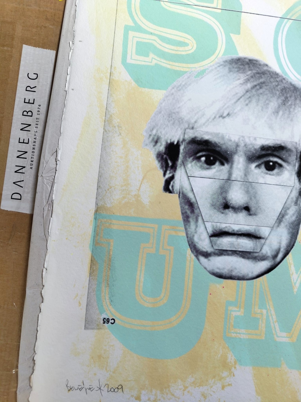 Ben Eine | ‘Andy Warhol’ Screen Print Proof (2009) | MutualArt