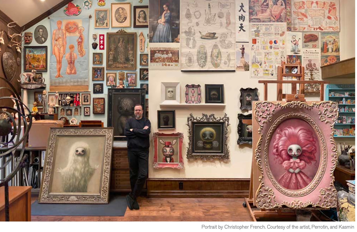 Mark Ryden | Mark Ryden Björk 50th Birthday Self Portrait (1998 ...