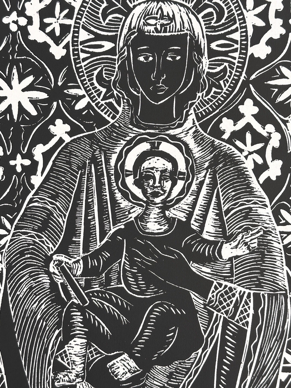Margaret Taylor-Burroughs | Madonna and Child (1991) | MutualArt