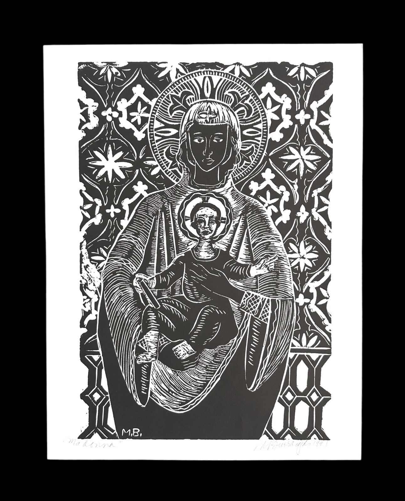 Margaret Taylor-Burroughs | Madonna and Child (1991) | MutualArt