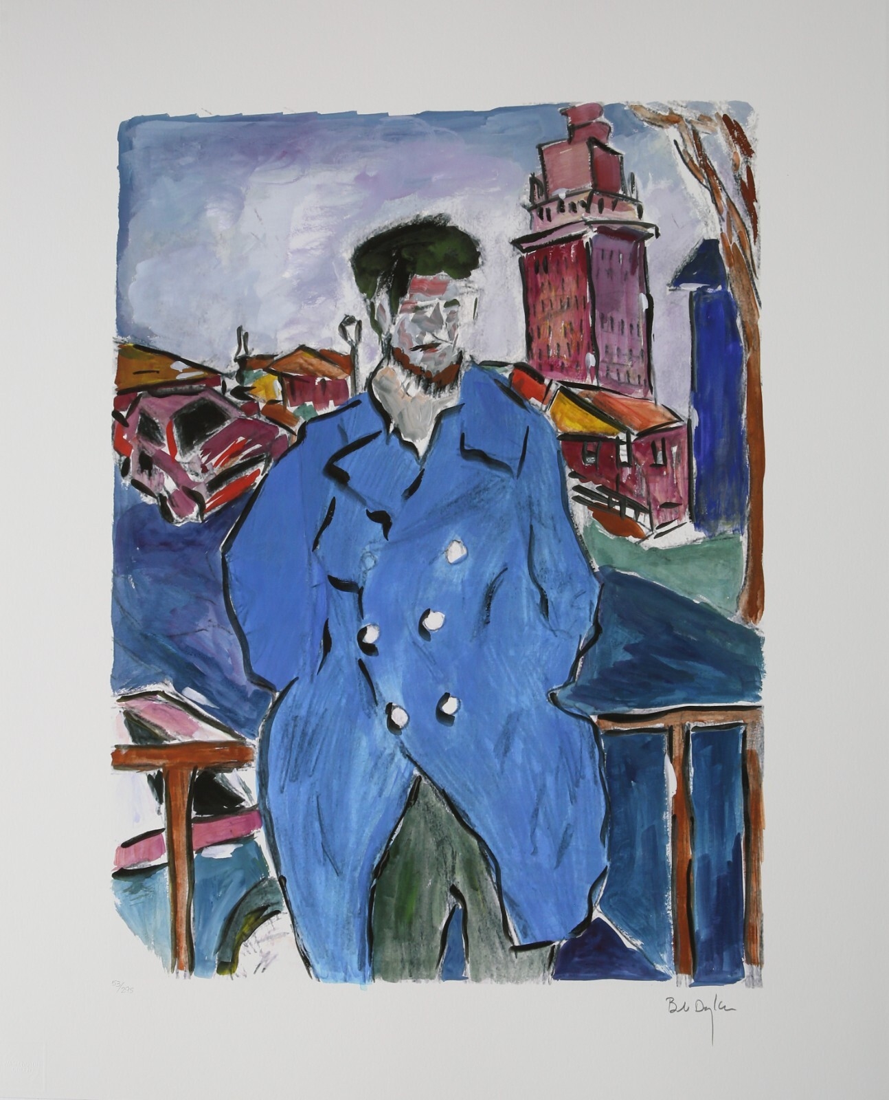 Bob Dylan | Man on a Bridge (2008) | MutualArt