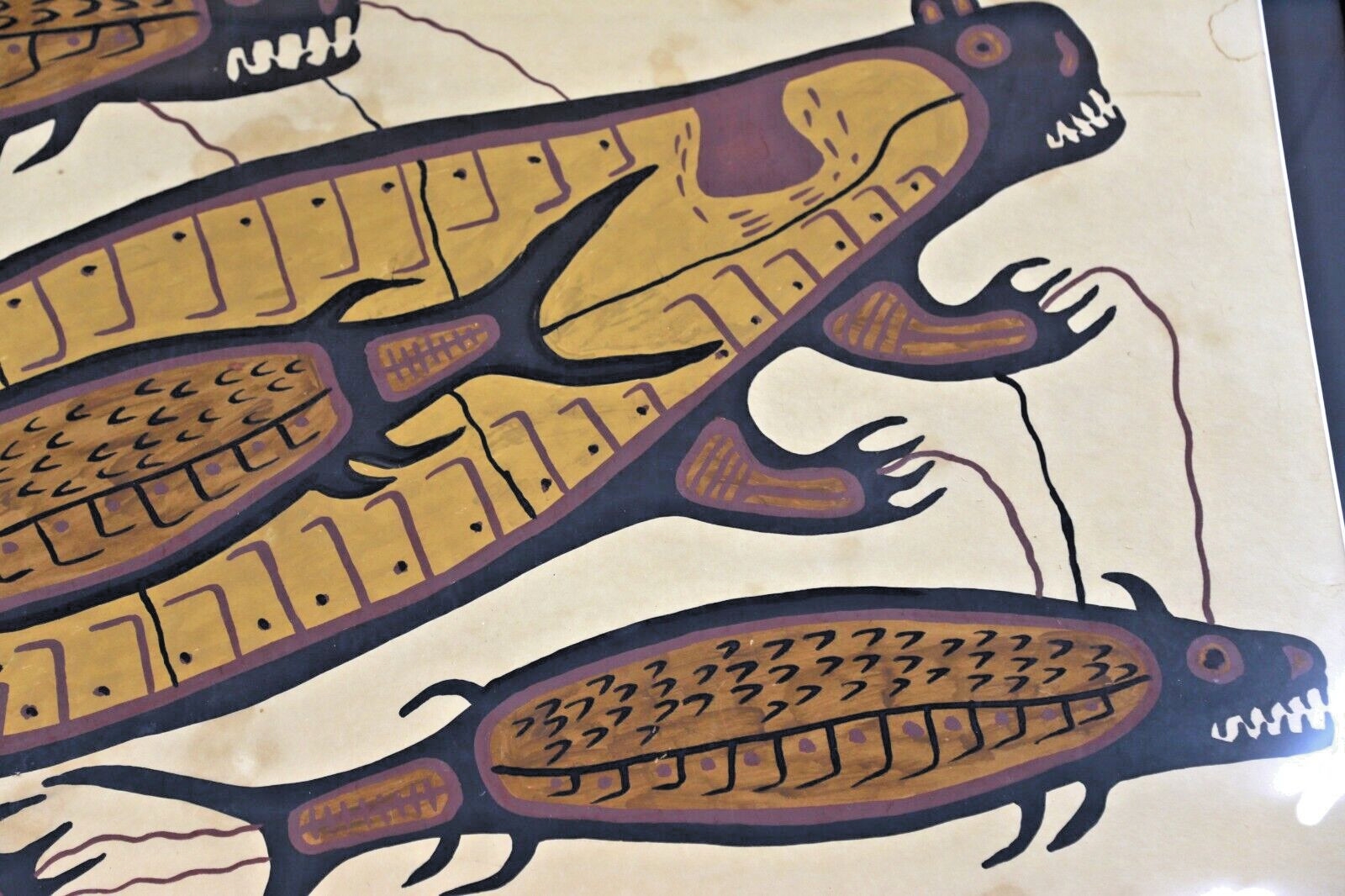 Norval Morrisseau | Otter and Fish (1960s) | MutualArt