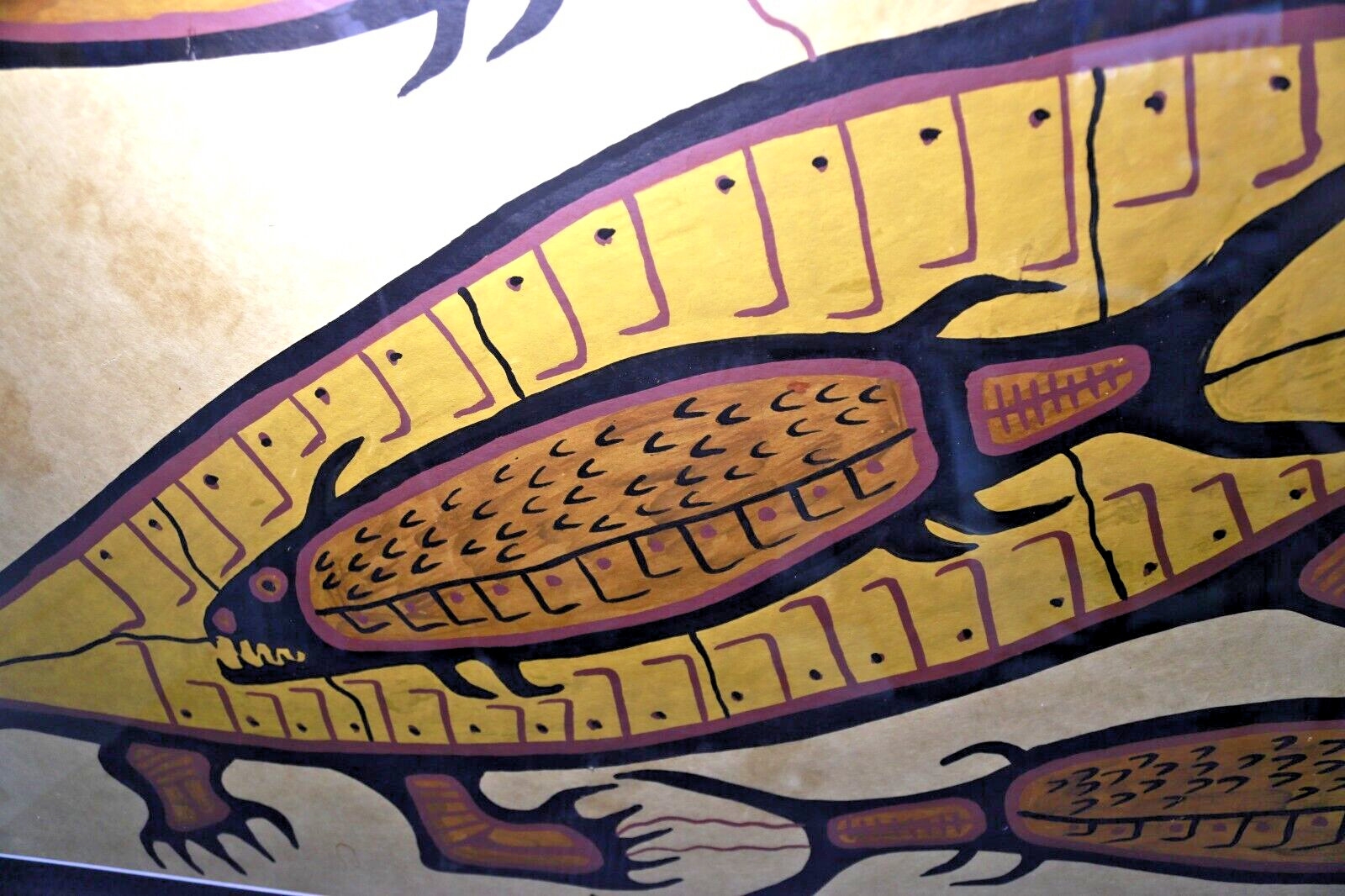 Norval Morrisseau | Otter and Fish (1960s) | MutualArt