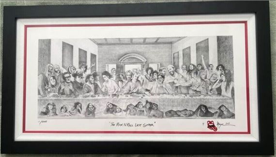 Ruby Mazur | Rock ‘N Roll Last Supper (2019) | MutualArt