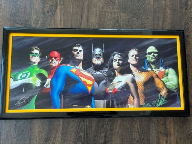 Alex Ross | The Original Seven Canvas Glicee Signed Framed Limited 56/ ...