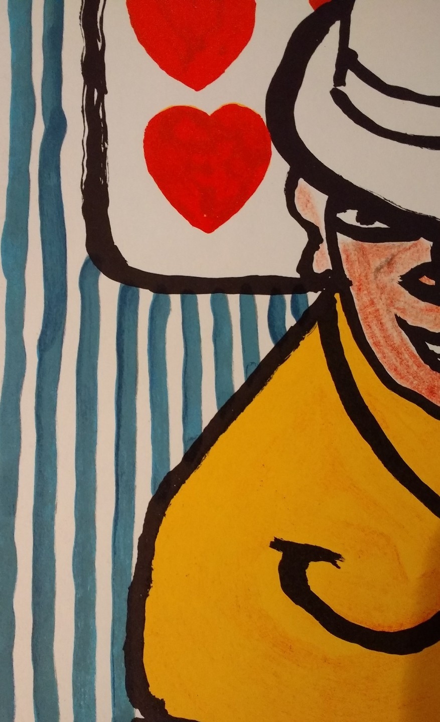 Alexander Calder | Card Player Poker Lithoography (1975) | MutualArt