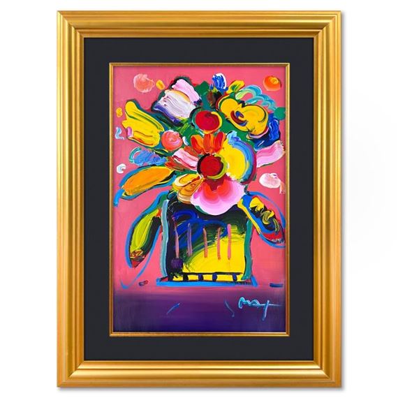 Peter Max | Abstract Flower | MutualArt