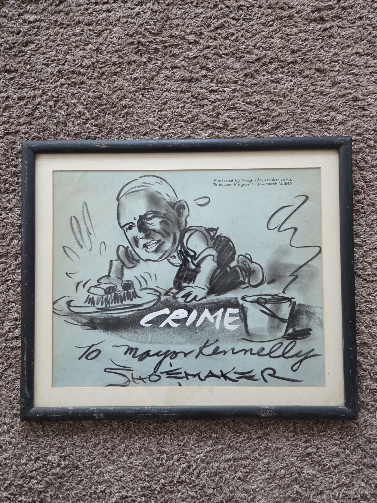 Vaughn Shoemaker | Vaughn Shoemaker Original Drawing For Chicago Mayor ...