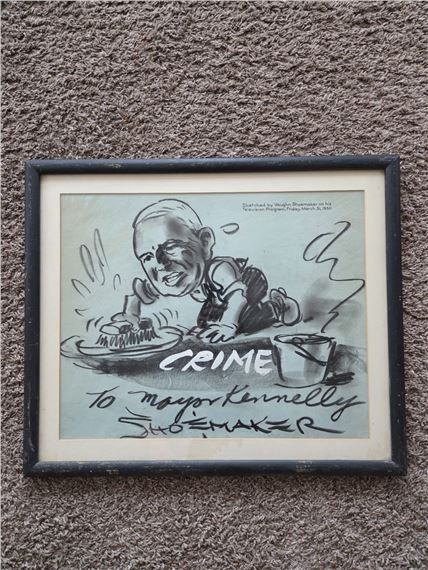 Vaughn Shoemaker | Vaughn Shoemaker Original Drawing For Chicago Mayor ...