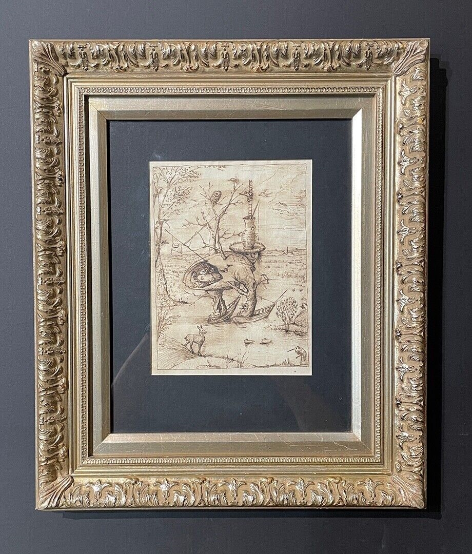 Hieronymus Bosch | Hieronymus Bosch Drawing in Frame - Renaissance ...