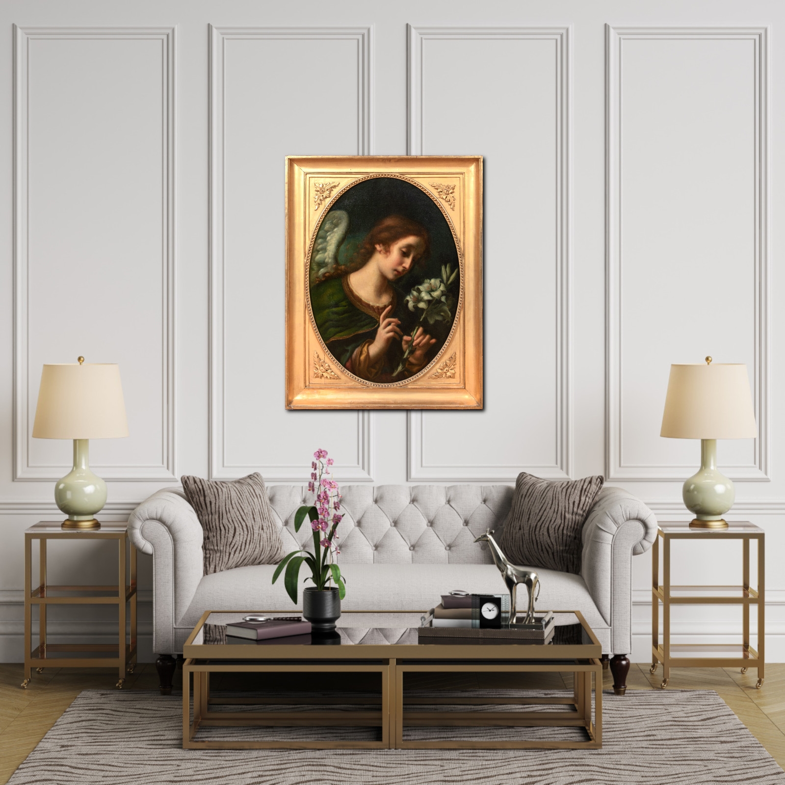 Carlo Dolci | Angel Gabriel Of The Annunciation (Circa 1800) | MutualArt