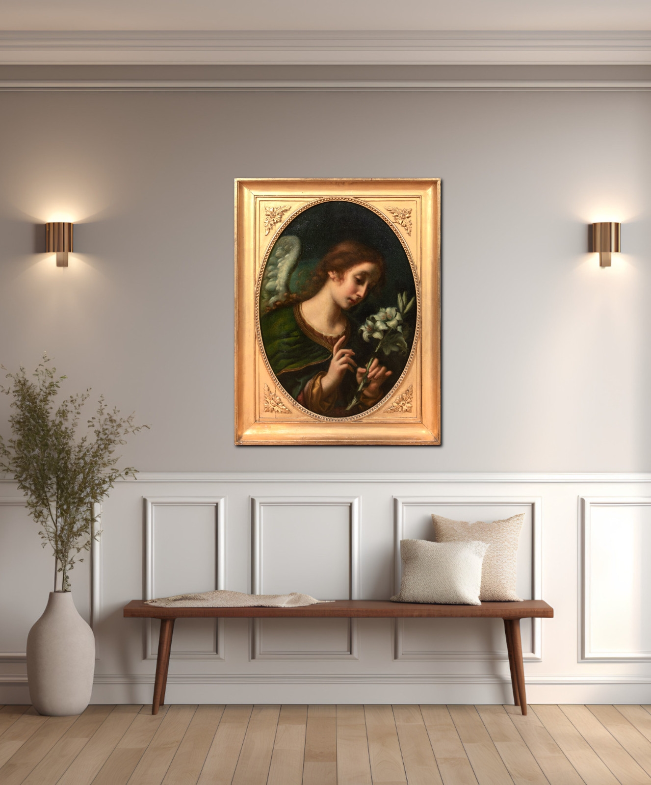 Carlo Dolci | Angel Gabriel Of The Annunciation (Circa 1800) | MutualArt