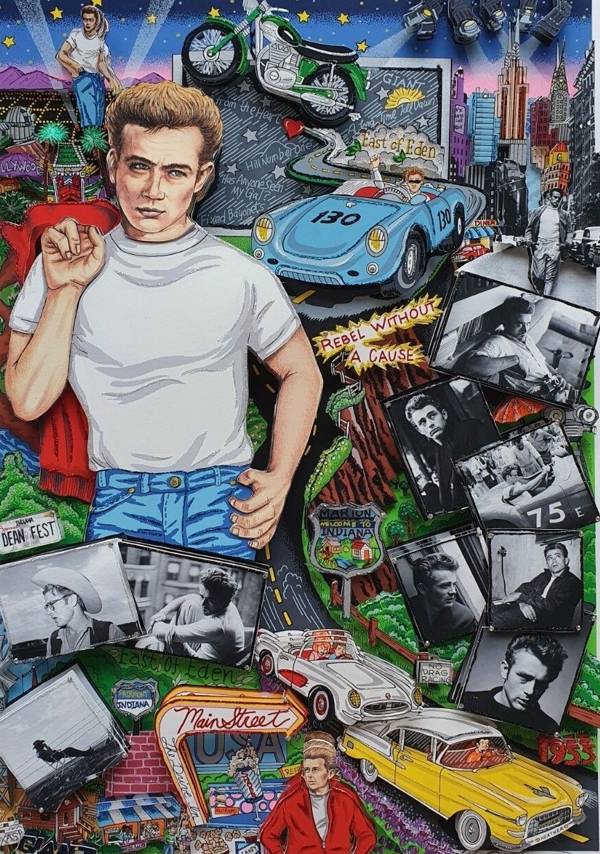 Charles Fazzino | Forever James Dean Dx Autographed Numbered (2005 ...