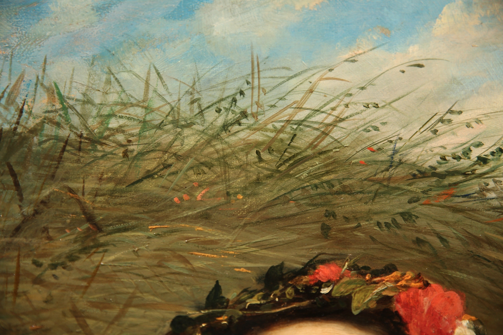 Edward John Cobbett | 19th Century Portrait of a Woman Lying in Grass ...