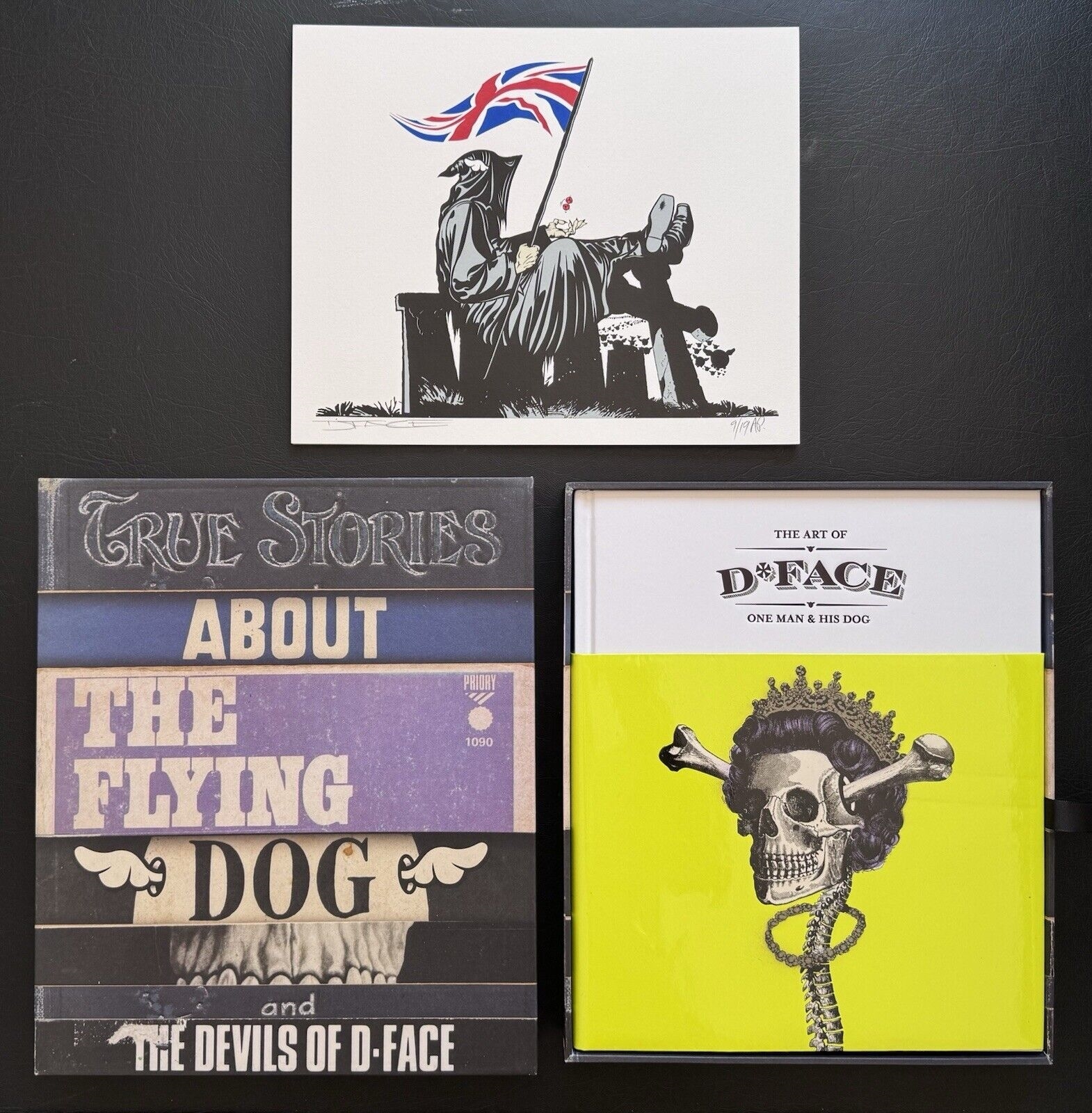 D*Face | DFACE One Man & His Dog Book - All 4 Grim Reaper Prints ...