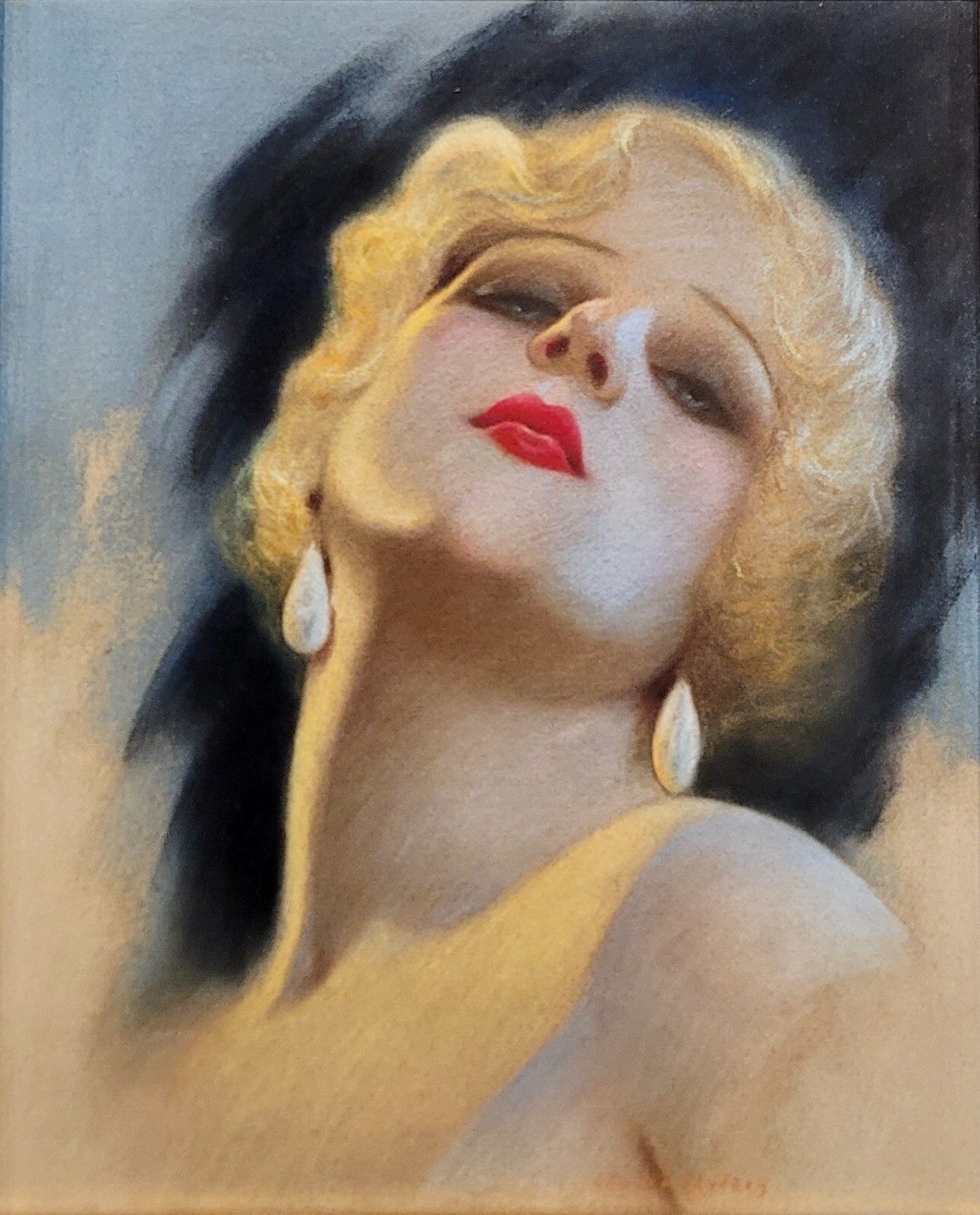 Charles Gates Sheldon | Portrait of Jean Harlow (Circa 1930s) | MutualArt