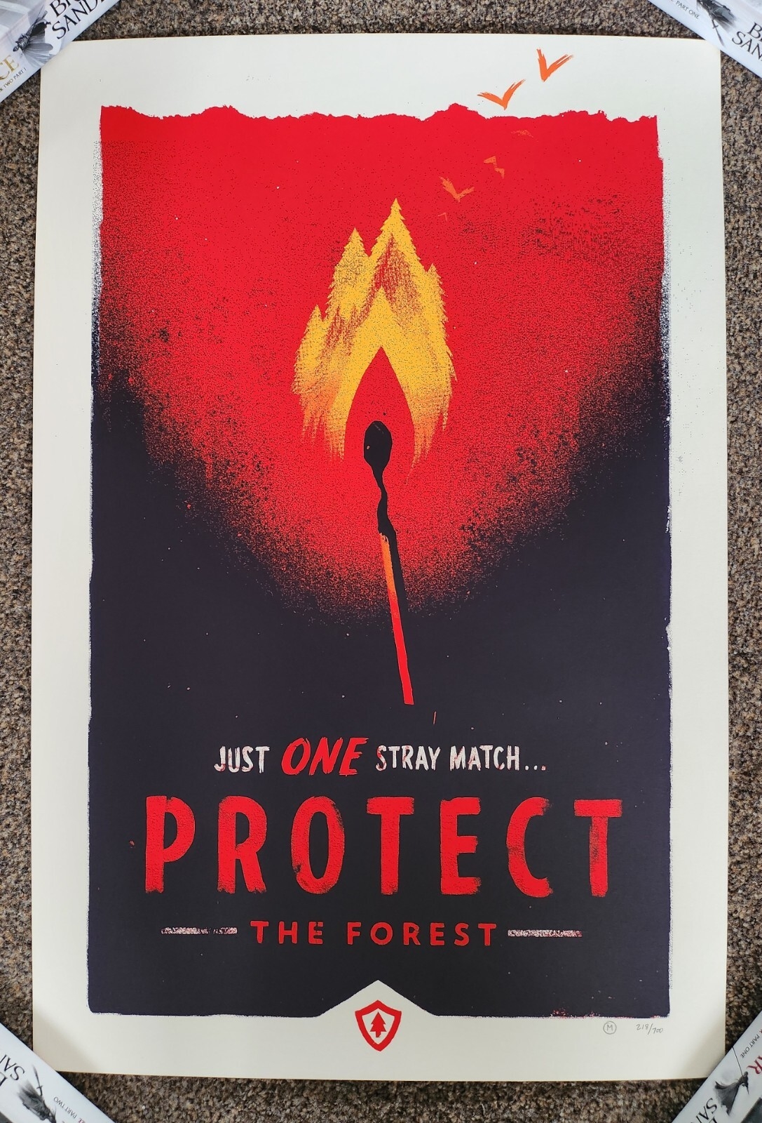 Olly Moss | Firewatch Print Set Experience Protect Defend Signed ...